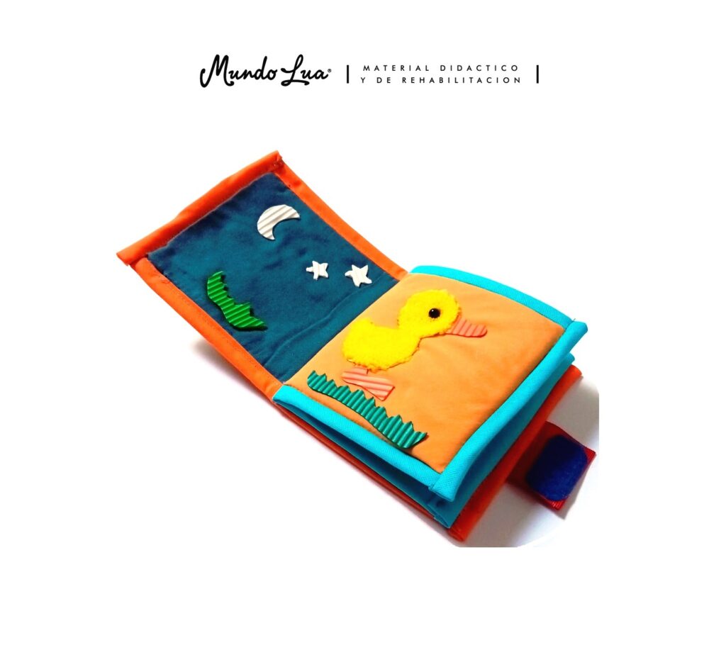Libro Sensorial Texturas Mundo Lua