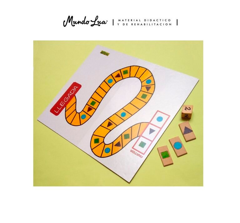 JUEGO DE MESA “FIGURAS GEOMÉTRICAS” • Mundo Lua